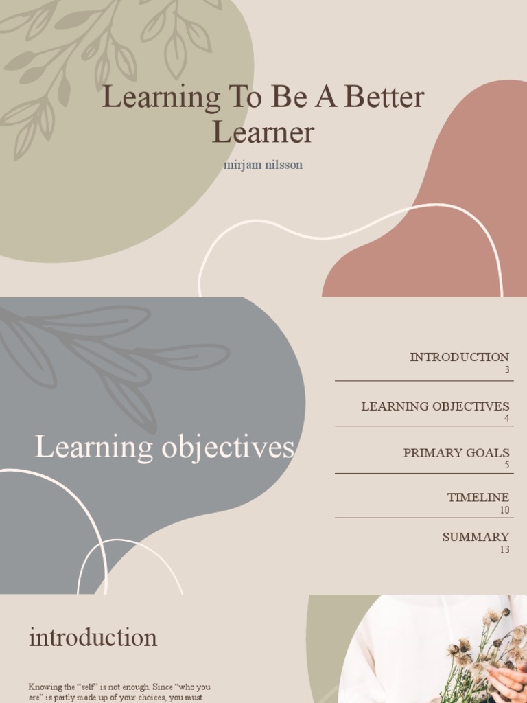 UTS - Learning To Be A Better Learner | PDF | Learning | Metacognition