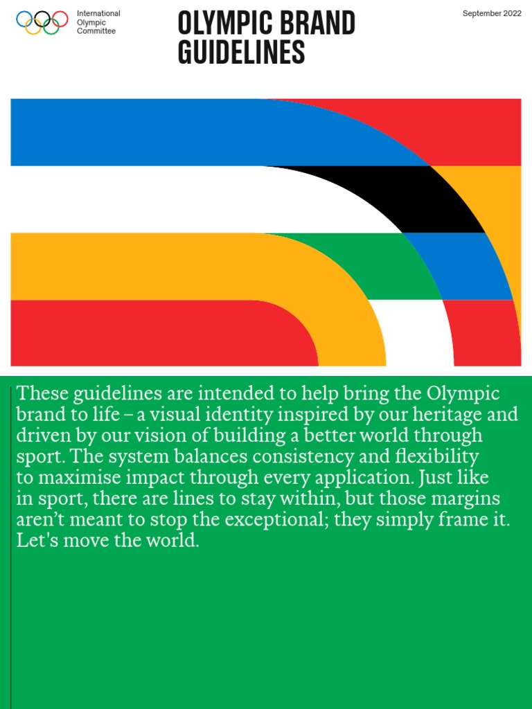 IOC Olympic Brand Guidelines | PDF | Brand | Typography