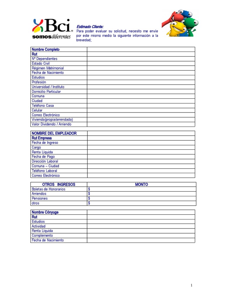 Perfil Cliente Bci | PDF | Tarjeta de crédito | Deuda