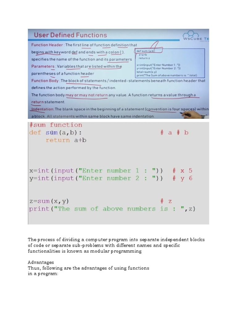 The Process of Dividing A Computer Program Into Separate Independent ... The Process of Dividing A Computer Program Into Separate Independent ...