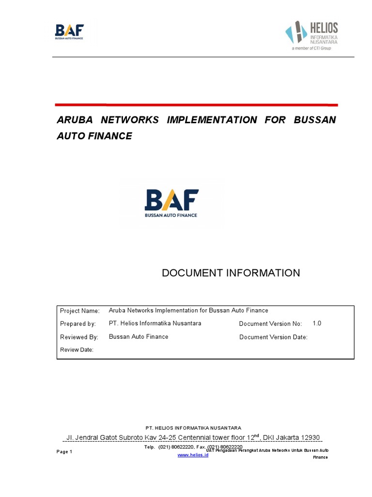 Uat - Baf | PDF | Local Area Network | Network Switch