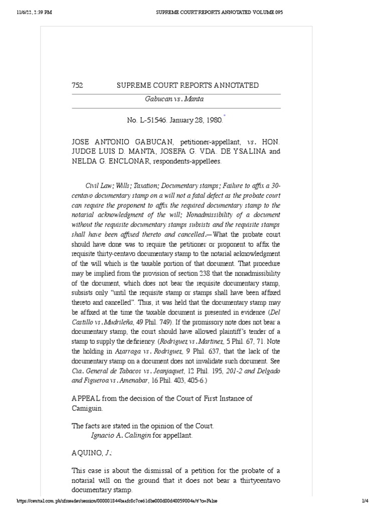 30 - Gabucan vs. Manta | PDF | Mandamus | Judiciaries