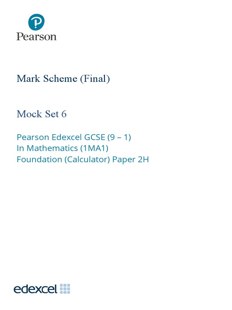 Paper H2 - Mock Set 6 - MScheme | PDF | Mathematics | Elementary Mathematics