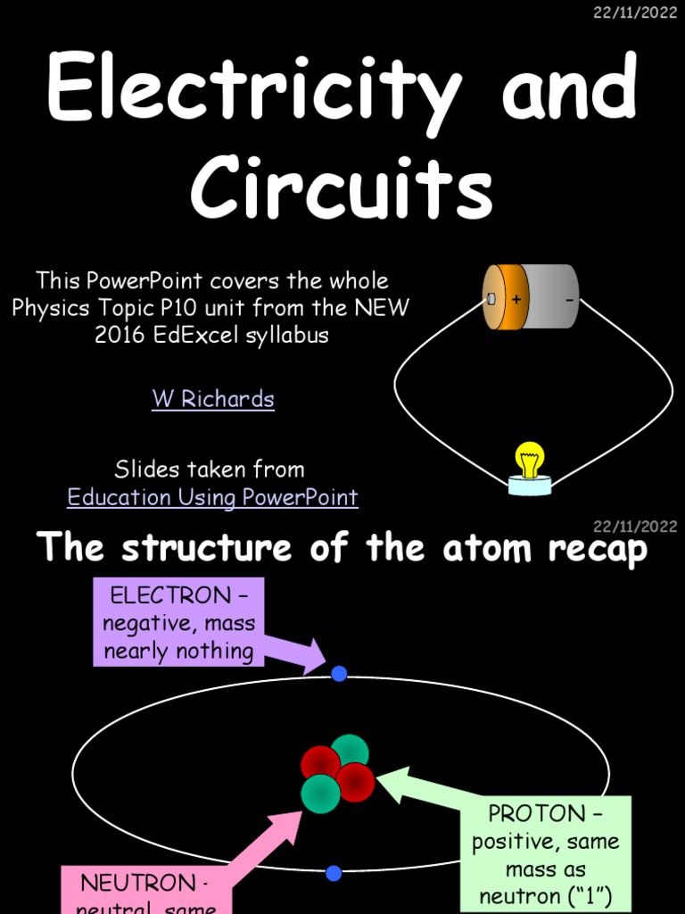 Electricity and Power in Circuits | PDF | Electric Power | Electrical ...