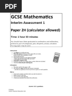 Edexcel 1H November 2023 Examination Paper (PDF) - With Formula Insert ...