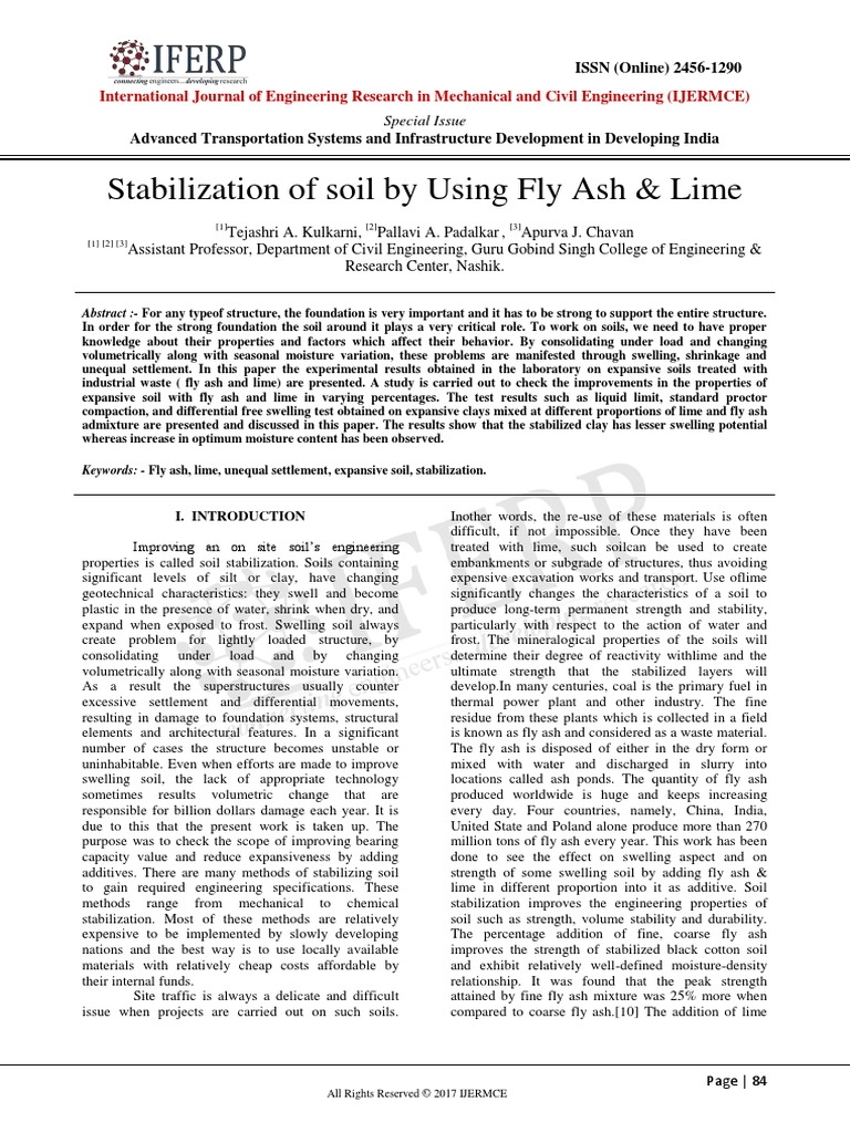 Special 18724 | PDF | Fly Ash | Soil