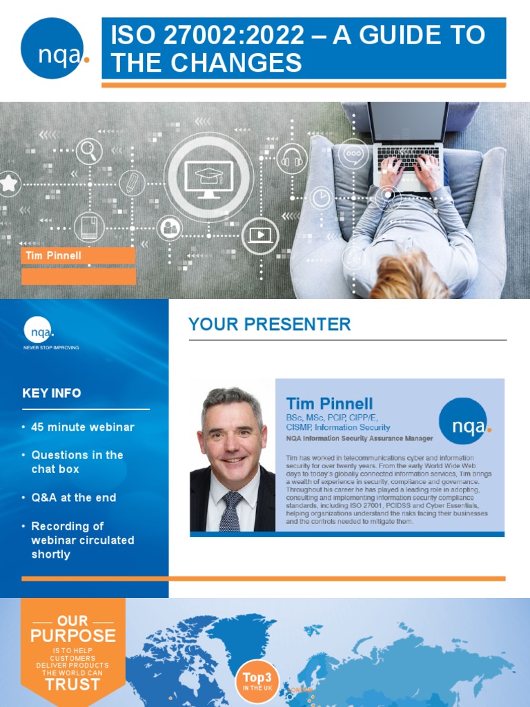 NQA Webinar A Guide To The Changes To ISO 27002 | PDF | Information ...
