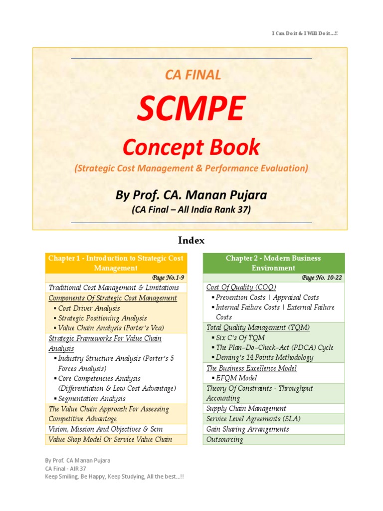 Scmpe: Concept Book | PDF