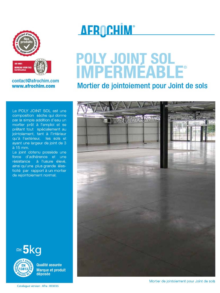 Fiche Technique Polyjoint Sol | PDF