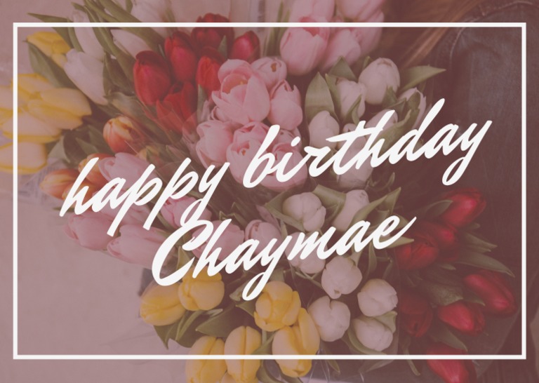 Joyeux Anniversaire Chaymae | PDF