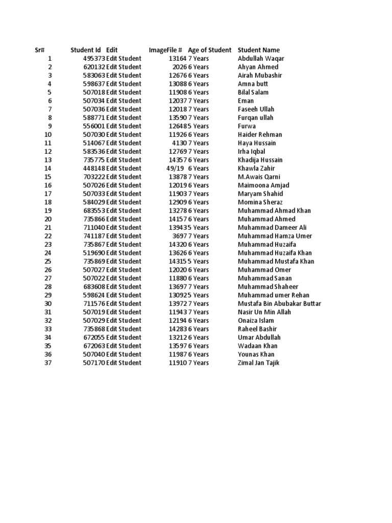 Search Student Data | PDF
