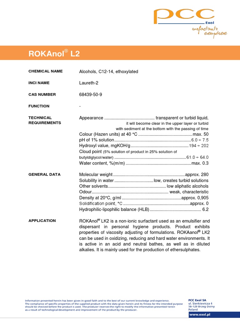 Rokanol-L2 Broszura en | PDF