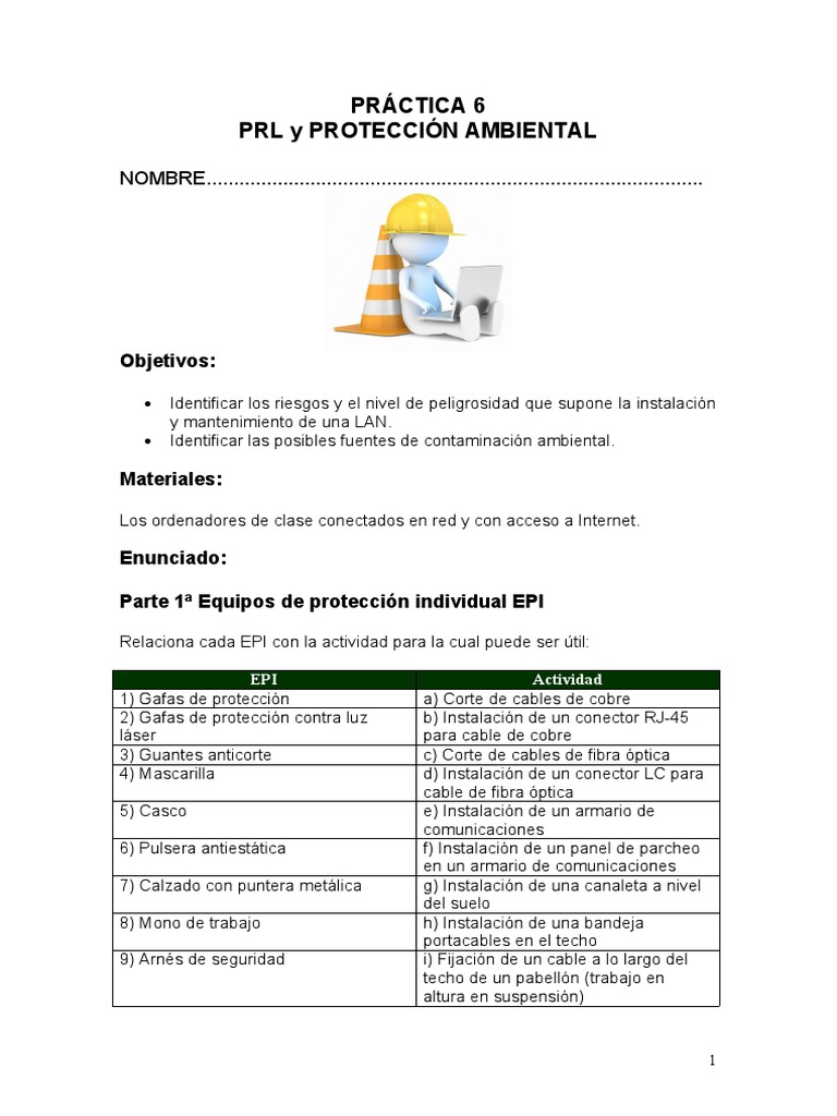 P6 PRL y Proteccion Medioambiental | PDF | Reciclaje | Cobre