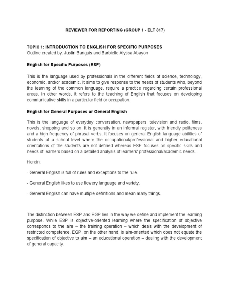 Reporting Reviewer | PDF | Learning | Teaching Method