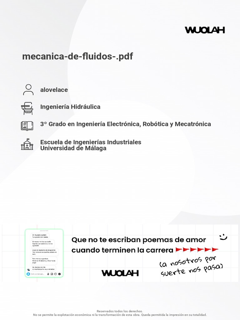 Wuolah Free Mecanica de Fluidos | PDF | Gases | Mecánica de fluidos