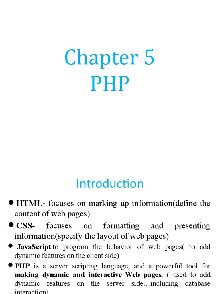 AIP Chapter Five | PDF | Php | Dynamic Web Page AIP Chapter Five | PDF | Php | Dynamic Web Page