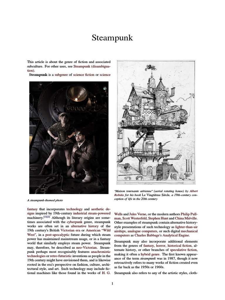 Steampunk | PDF | Steampunk