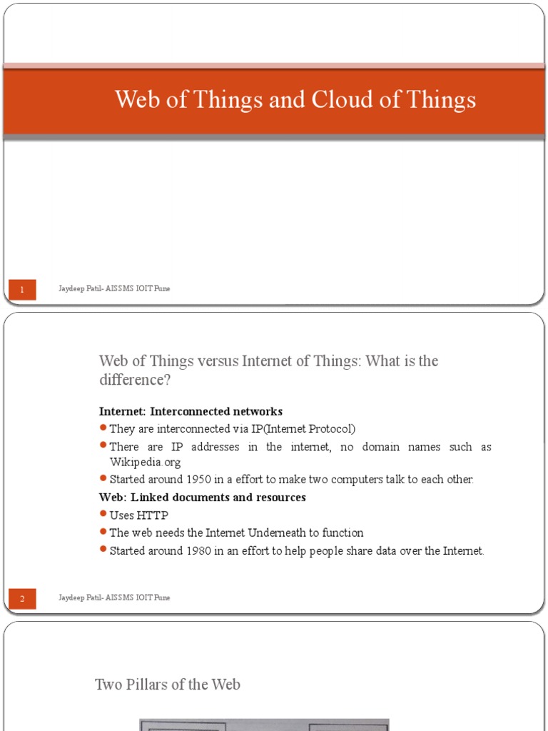 5.web of Things and Cloud of Things | PDF | Cloud Computing | World Wide Web