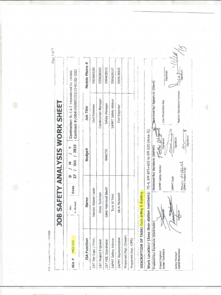 10 Jsa Rock Drilling | PDF