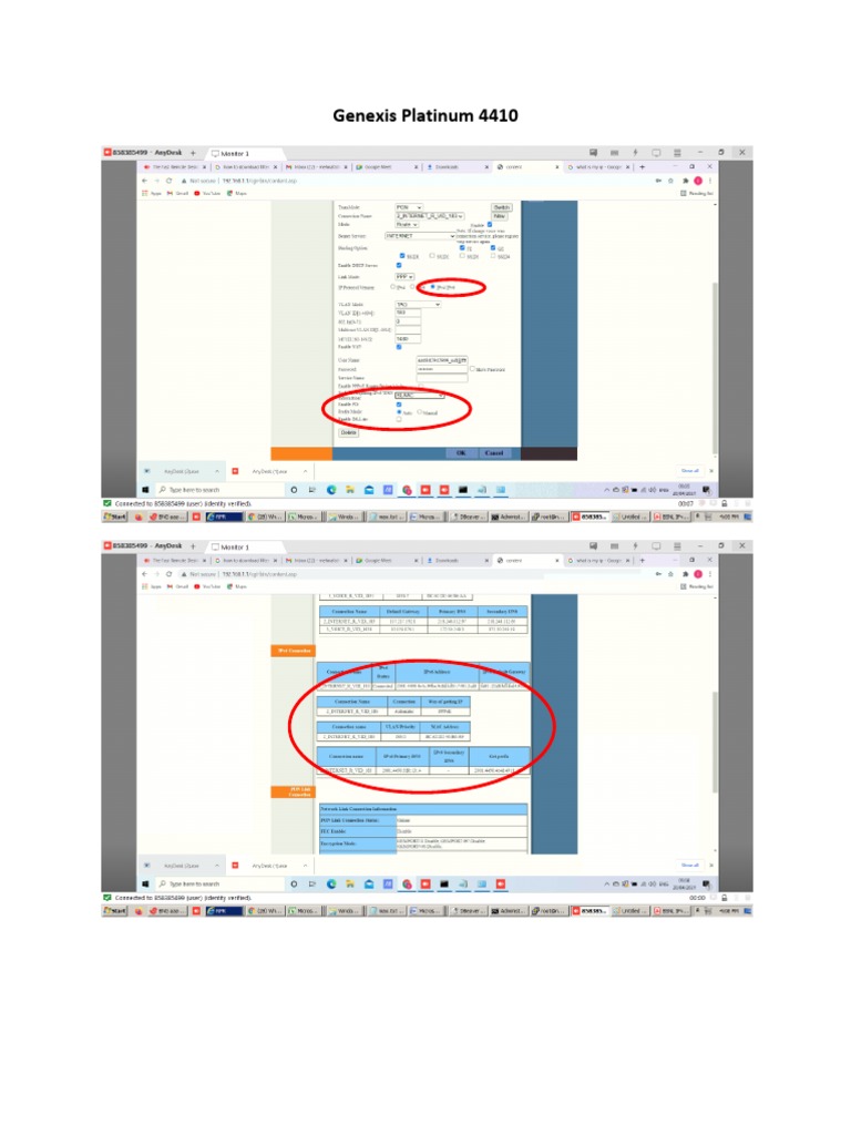 BSNL IPv6 Setting Genexis Platinum 4410 | PDF