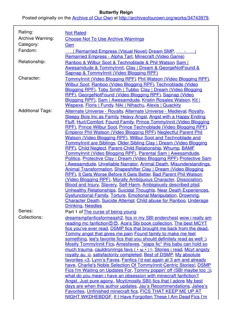 Butterfly Reign | PDF