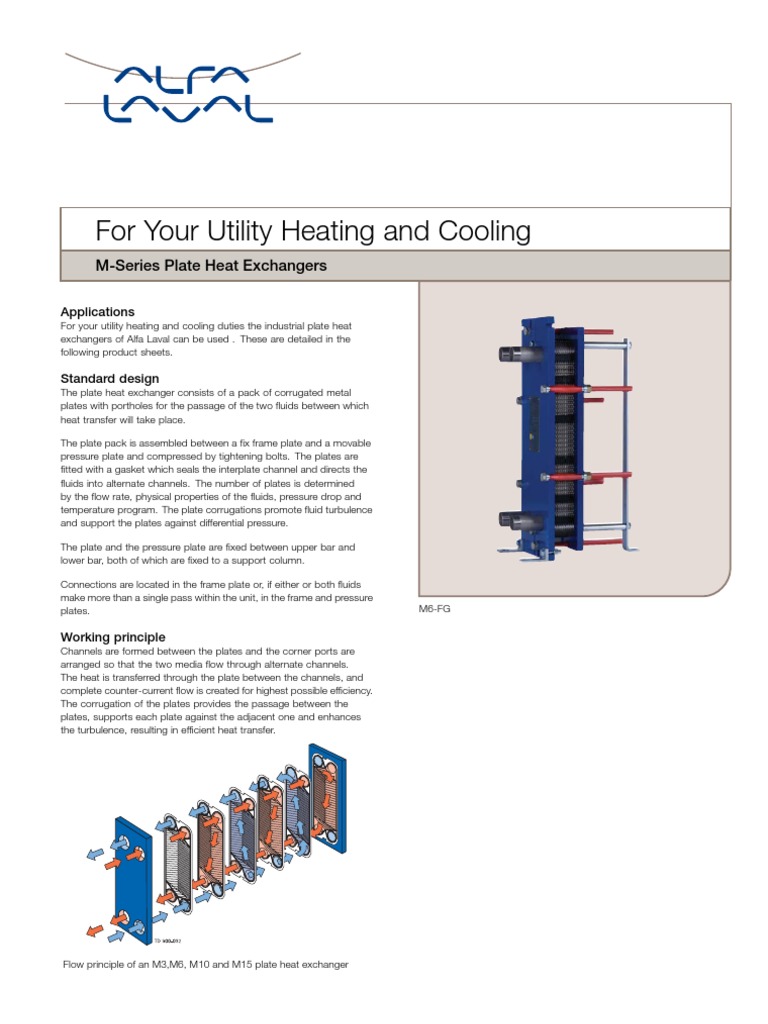 PD Sheet - M3, M6, M10, M15 Series Plate Heat Exchanger - En | Heat ...