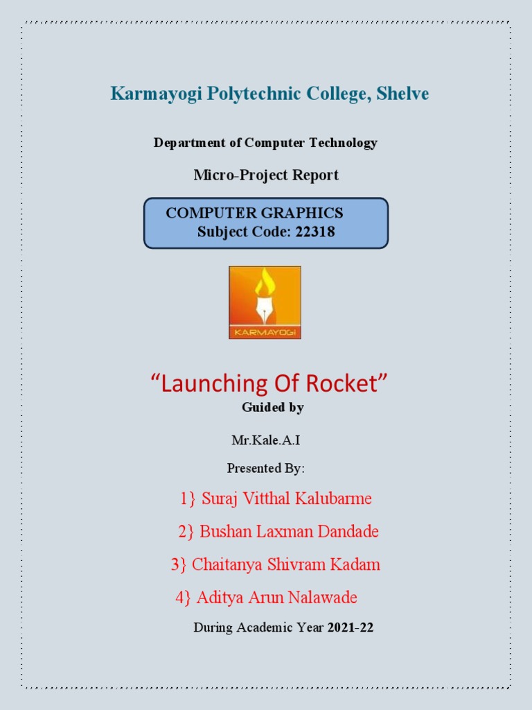 CGR Micro-Prject Report | PDF | Computer Graphics | Advertising