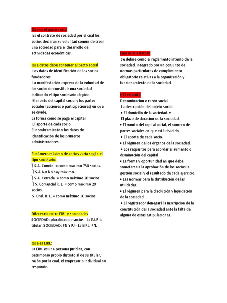 Definición y elementos del pacto social | PDF | Sociedad de ...