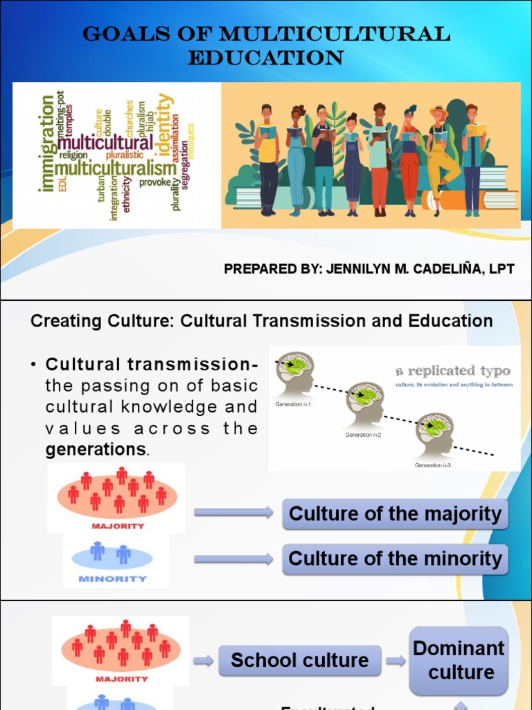 Topic 2. Goals of Multicultural Education - Student | PDF ...