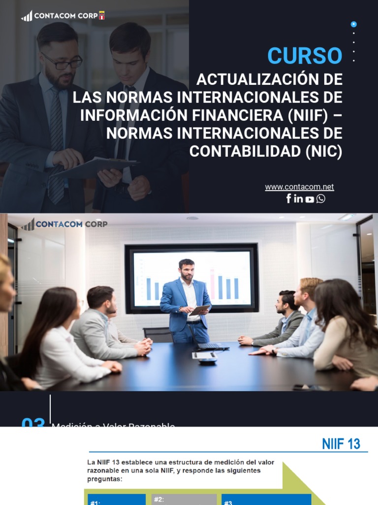 NIIF 13 Valor Razonable | PDF | normas internacionales de INFORMACION ...