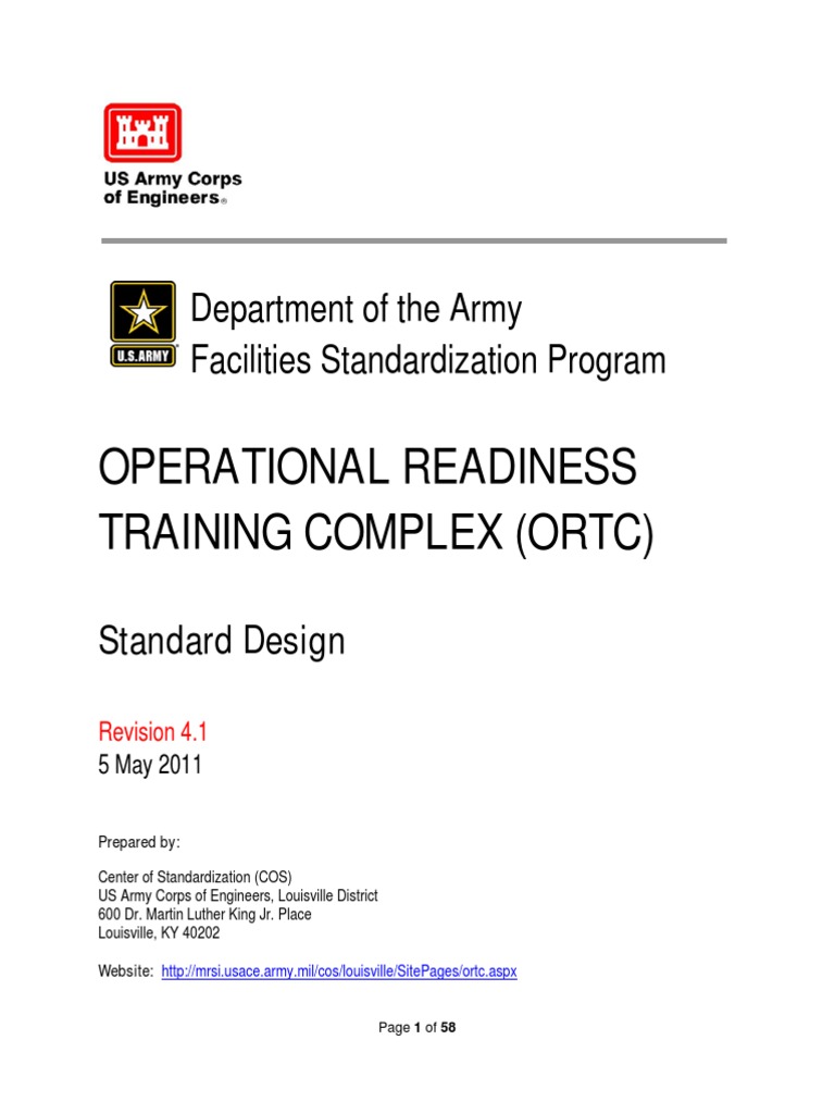 ORTC Standard Design 5MAY2011 4.1 | PDF | United States Army | Air ...