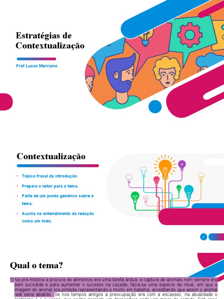 Estratégias de Contextualização | PDF | Brasil | Fotografia cinematográfica