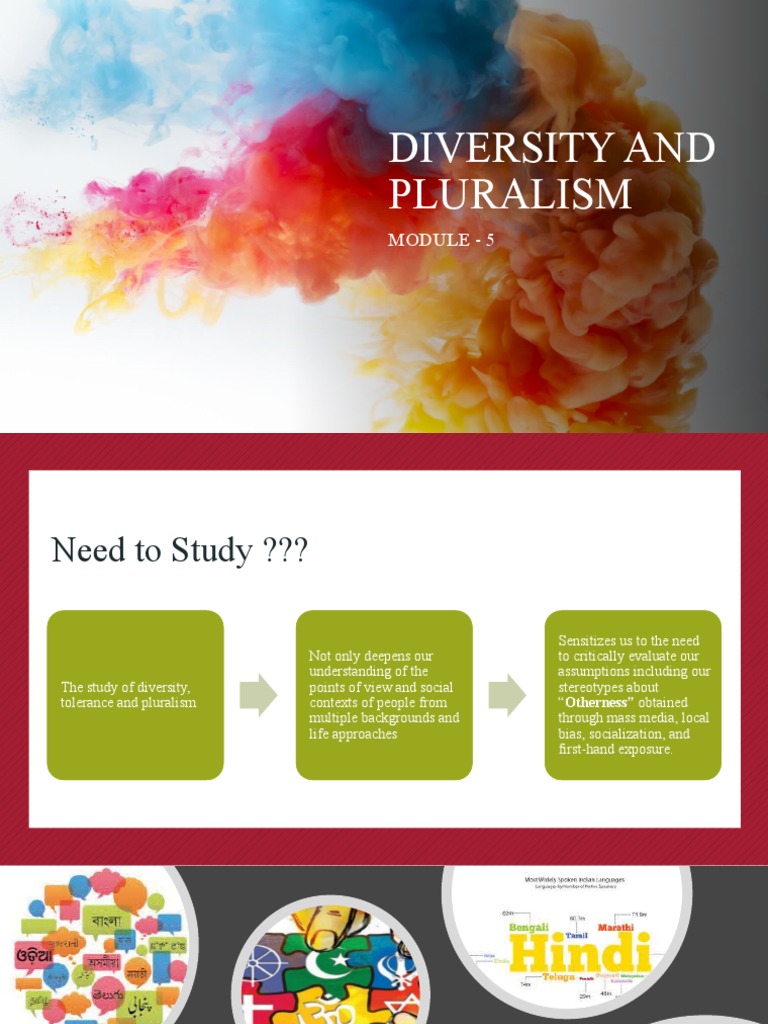 Module 5-Diversity and Pluralism | PDF | Multiculturalism | Pluralism ...