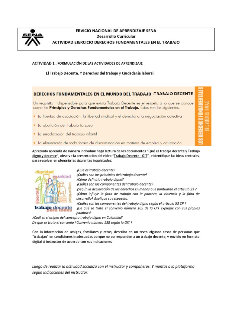 Actividad 1 de Ejercer Derechos | PDF