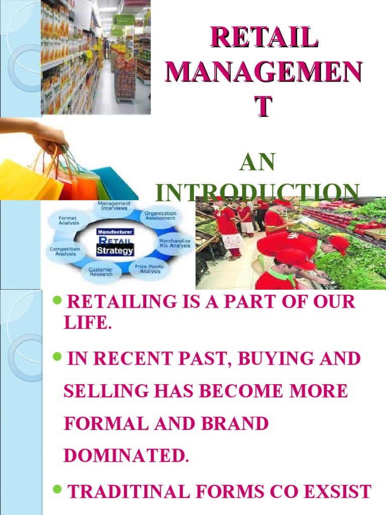 Introduction to Retail Management | PDF | Retail | Credit