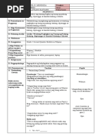 q2 Cot Filipino Week 2 Patinig Katinig | PDF