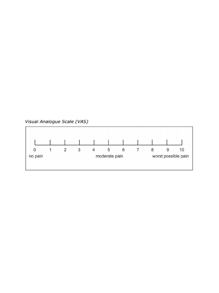 Visual Analogue Scale | PDF