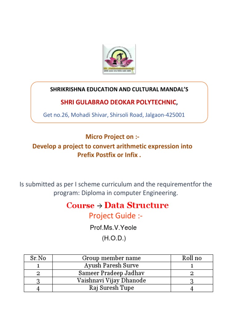 DSU Micro Project (CO-3-I) G1 | PDF | Computer Programming | Mathematics