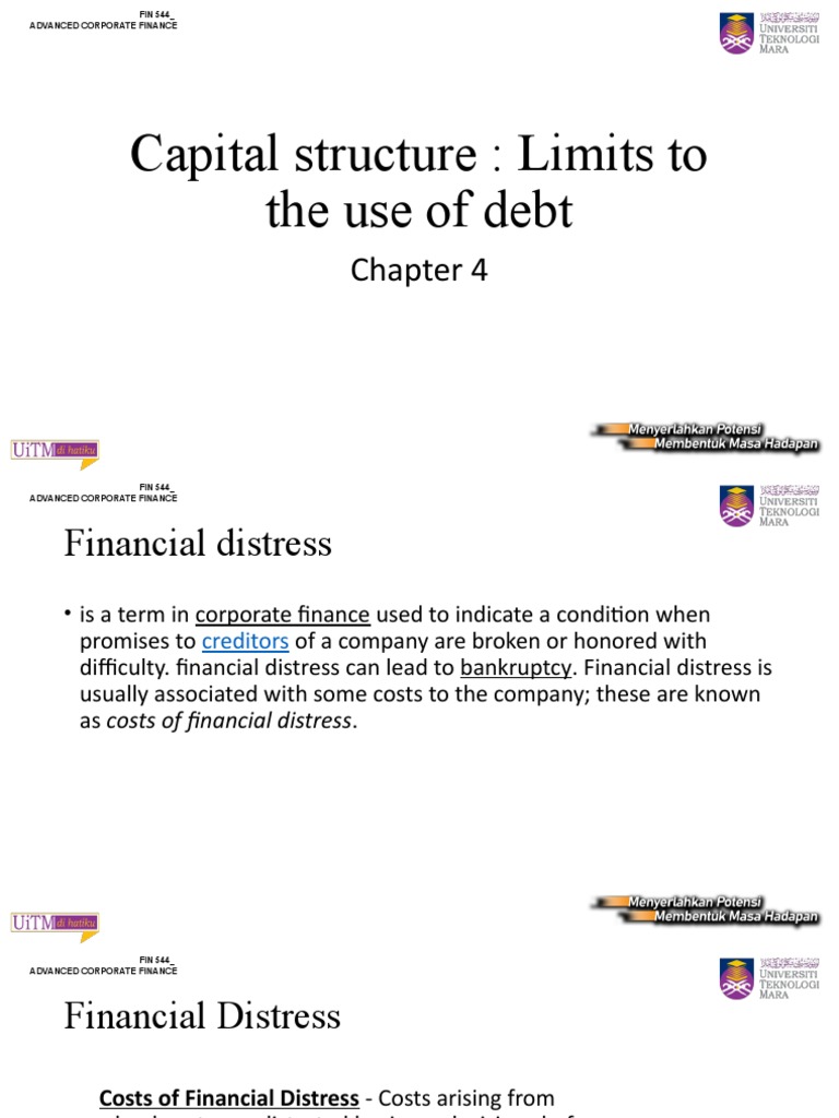 Chapter 4 - Student | PDF | Capital Structure | Debt