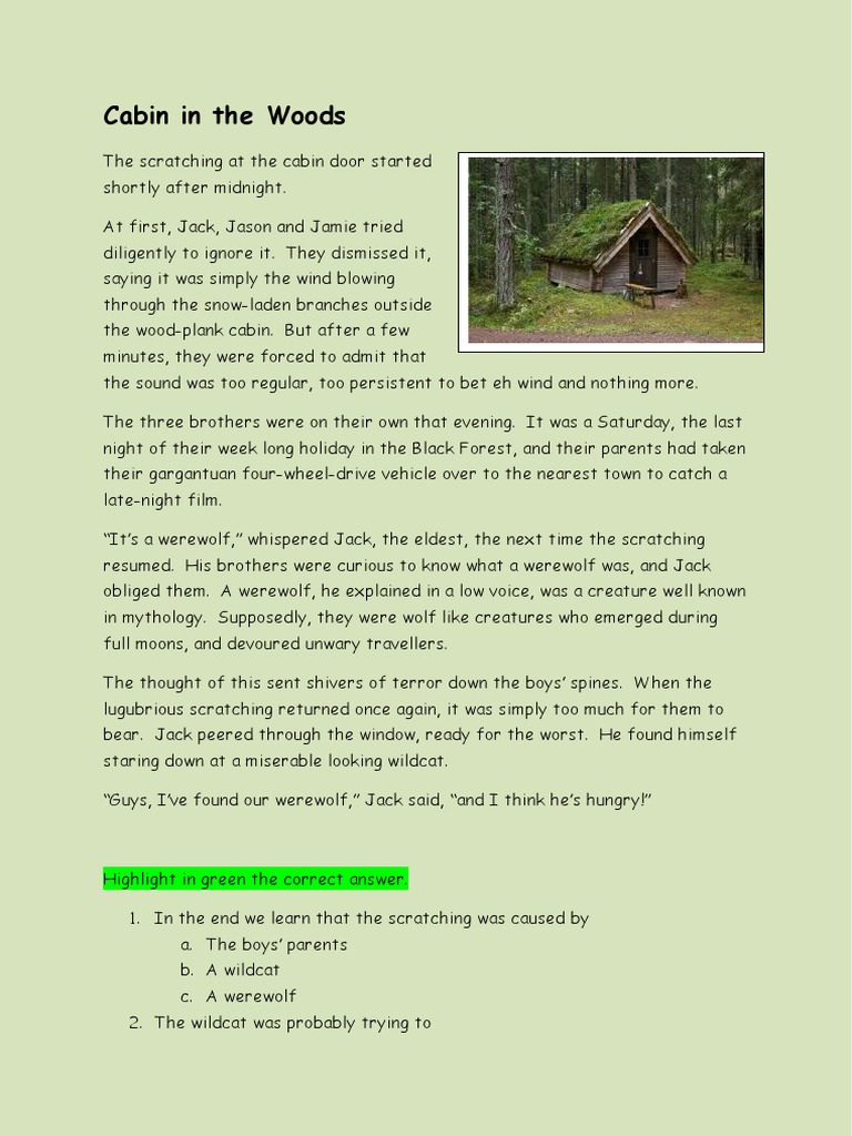 Cabin in The Woods | PDF