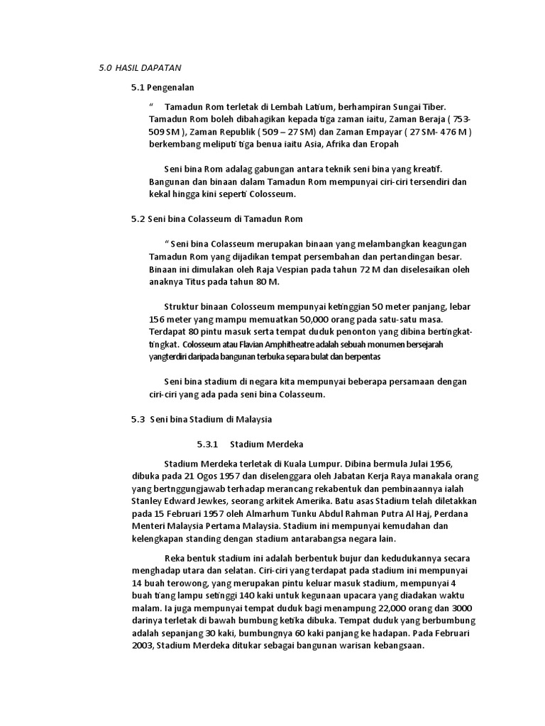 5.0 Hasil Dapatan | PDF
