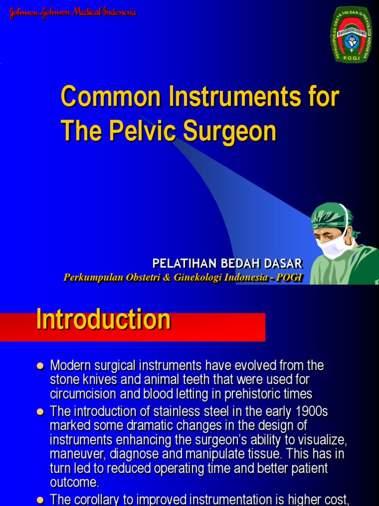Instrument Pelvic | PDF | Surgery | Medical Specialties