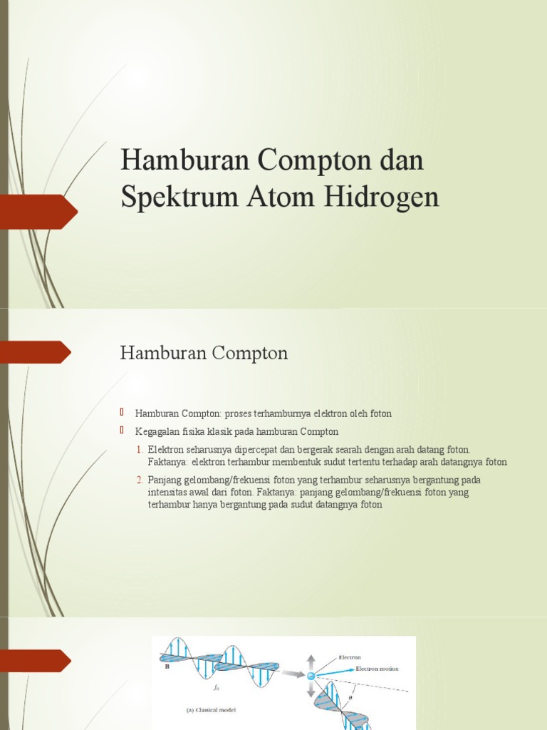 Hamburan Compton Dan Spektrum Atom Hidrogen | PDF