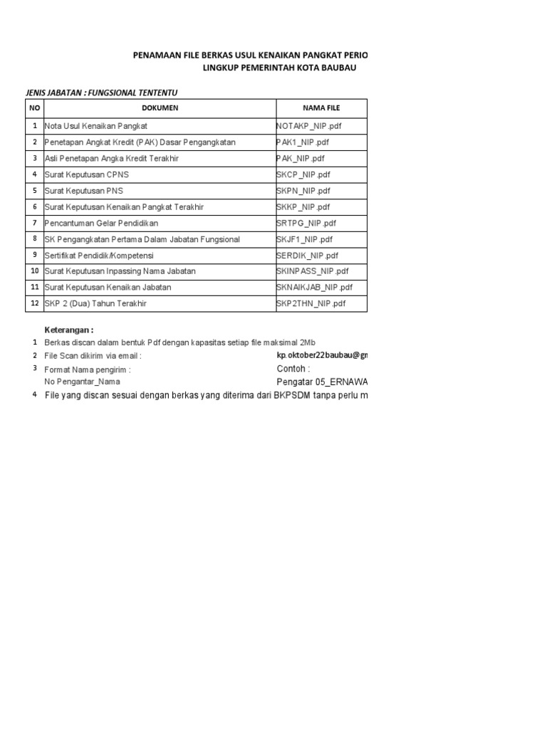 Penamaan File Fungsional Tertentu | PDF