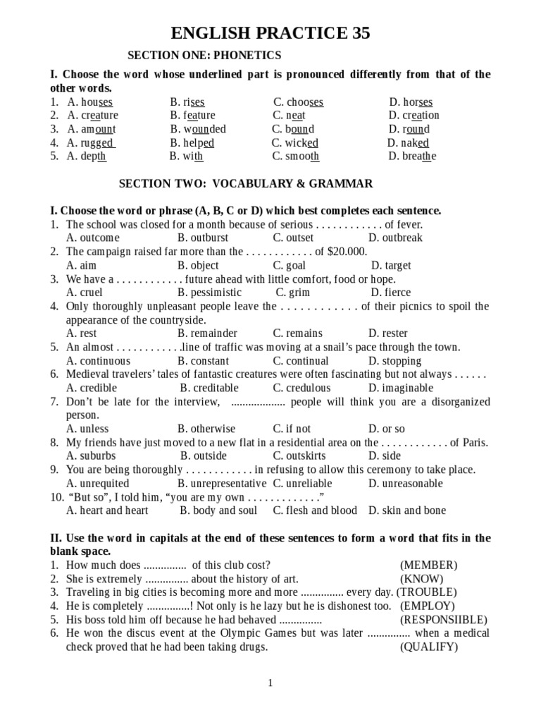 (123doc) 100 de Luyen Thi HSG Tieng Anh 9 Co Dap An de 69 | PDF | Recycling