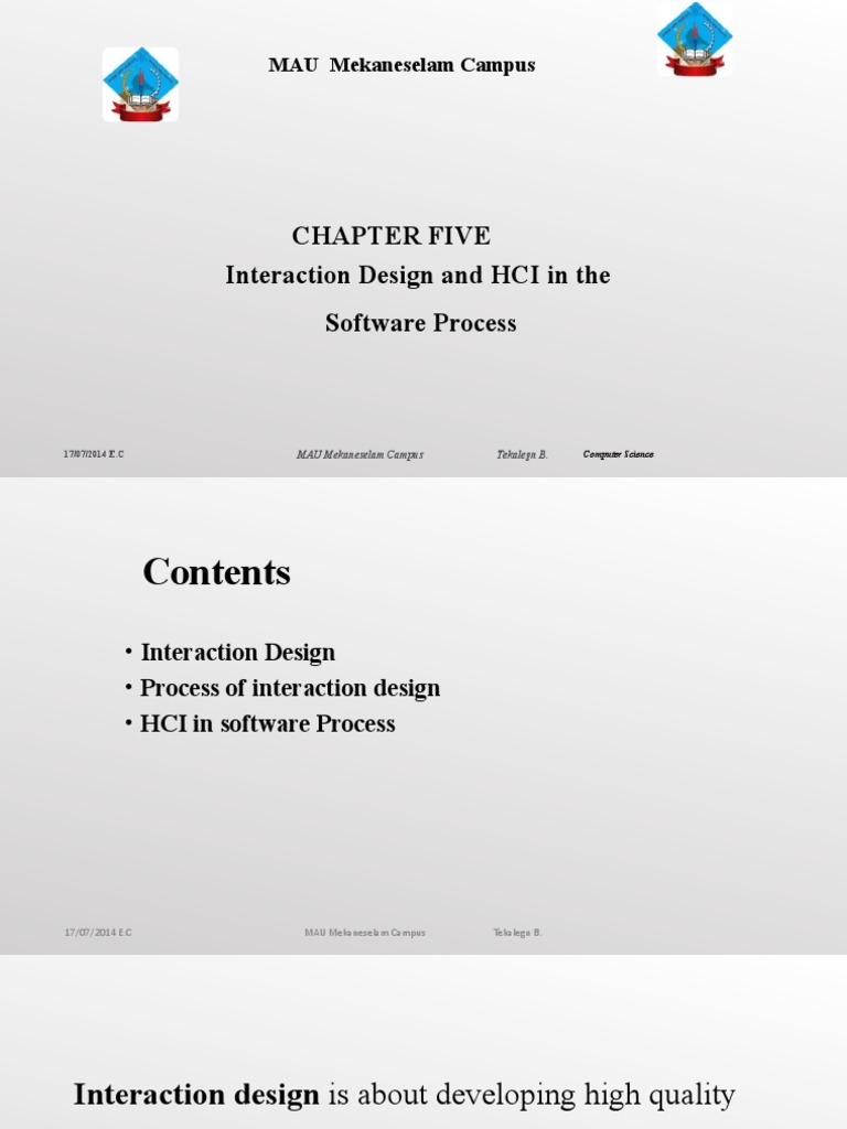 Chapter 5 | PDF | Usability | Prototype