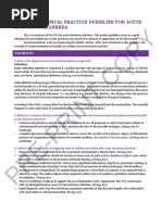 PhilHealth Guidelines for Diarrhea Care | PDF | Diarrhea | Dehydration