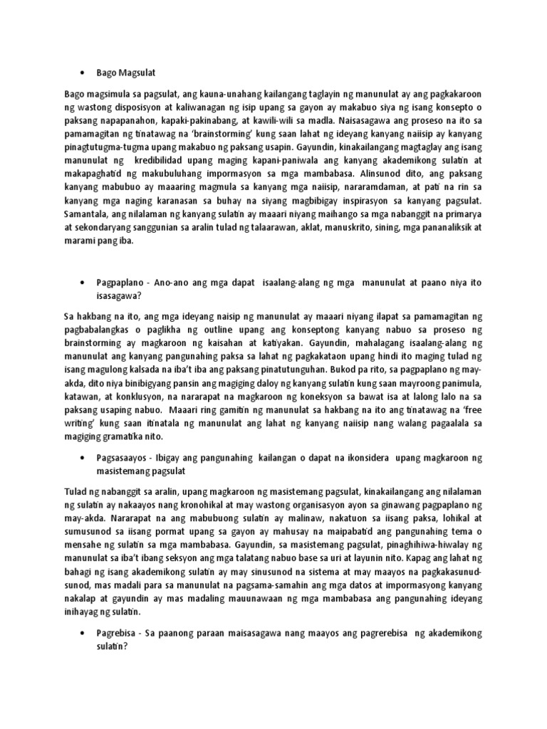 Filipino Draft | PDF