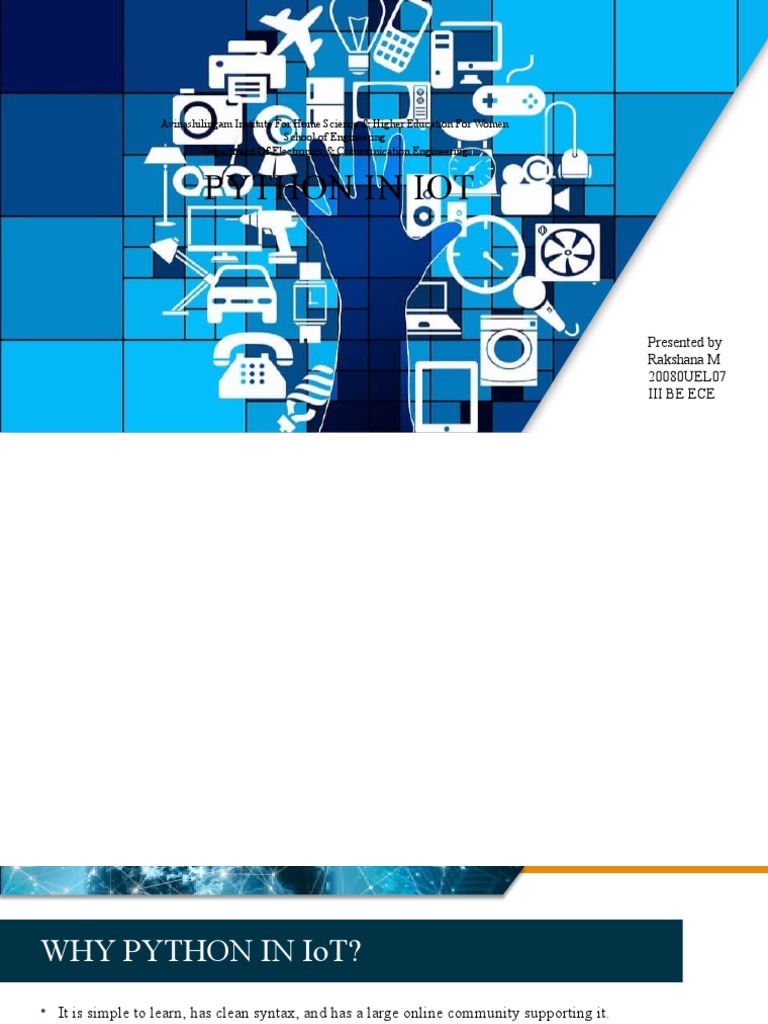 Python in IoT: Solutions for Using Python on Raspberry Pi, PyBoard ...