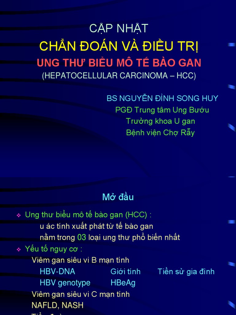 K Gan - Cập Nhật Chẩn Đoán Và Điều Trị | PDF